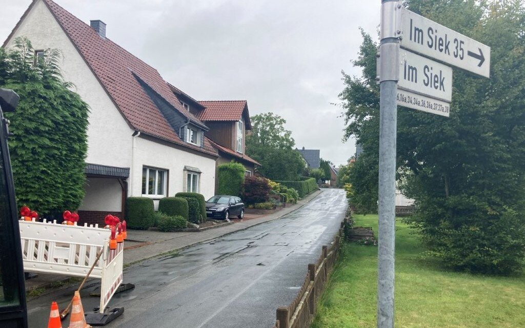 Kanal- und Straßenbauarbeiten Im Siek starten im August