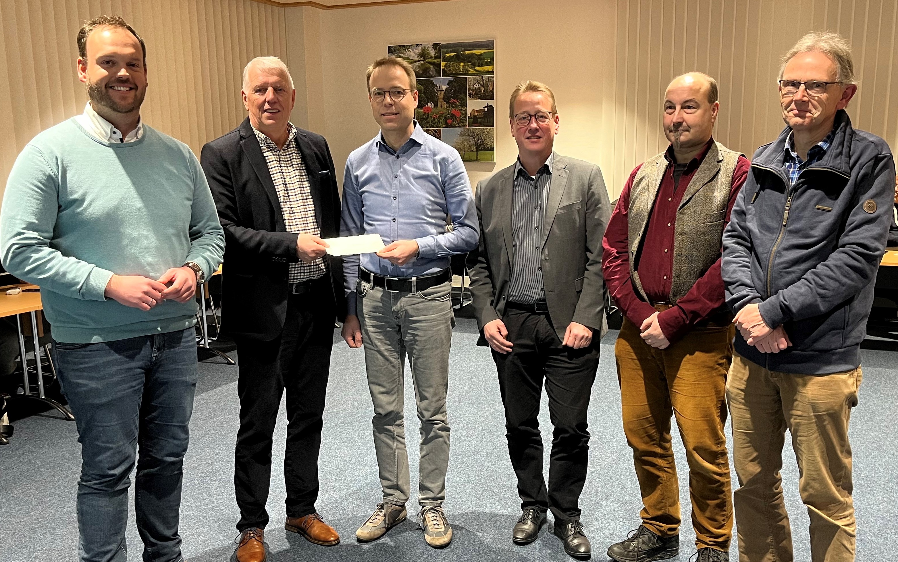 Spende des letzten Sitzungsgeldes